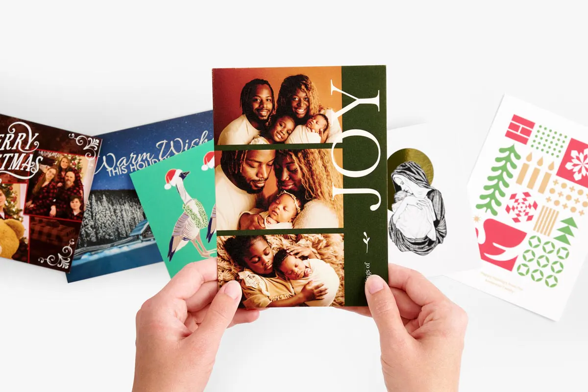 Customized holiday cards store